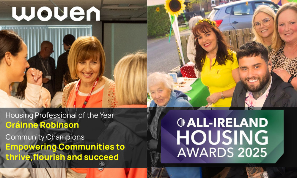 Woven success at the CIH All-Ireland Housing Awards 2025 | Woven